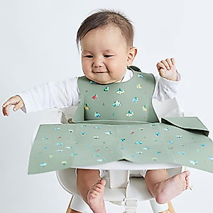 Austin Baby Co Mess Proof Silicone Bibs for Babies – Perfect Travel Toddler Bibs for Baby