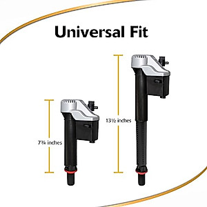Korky 818MP QuietFILL® Platinum Universal Toilet Fill Valve & 2" Toilet Flapper Kit