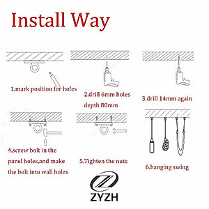 Wall Mount Bracket for TRX Suspension Straps Aerial Yoga Swing &Hammock Resistance Band Gym Sports Training Olympic Gymnastic Rings Boxing Equipment Battle Rope