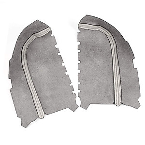 DSkoiph Armrest Synthethic Leather Cover Fit for Honda Pilot 09-13 (Front Door Panel Armrest Cover, Gray)