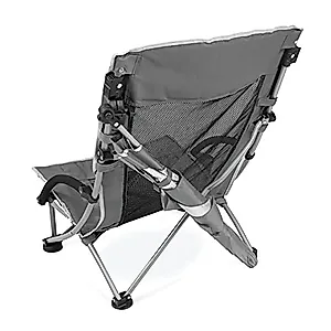 Sport-Brella Beach Chair with UPF 50+ Adjustable Umbrella, Grey