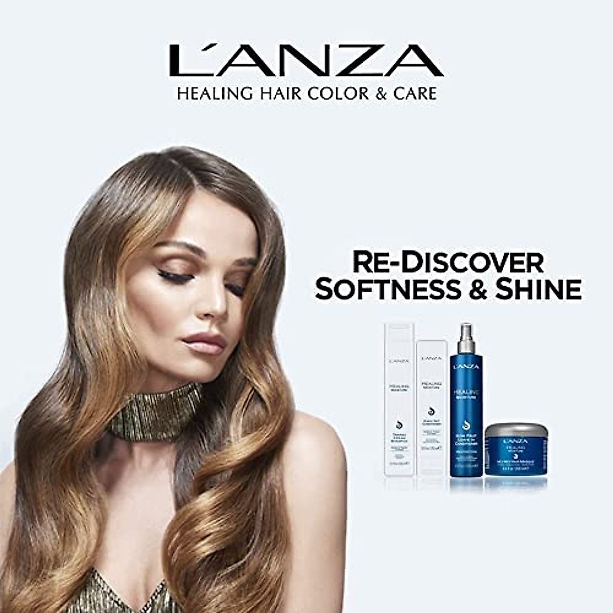 L'ANZA Healing Moisture Kukui Nut Conditioner, Renews Strength, Replenishes Moisture, for a Perfect Silky Look,Suitable for All Hair Types (8.5 Fl Oz)