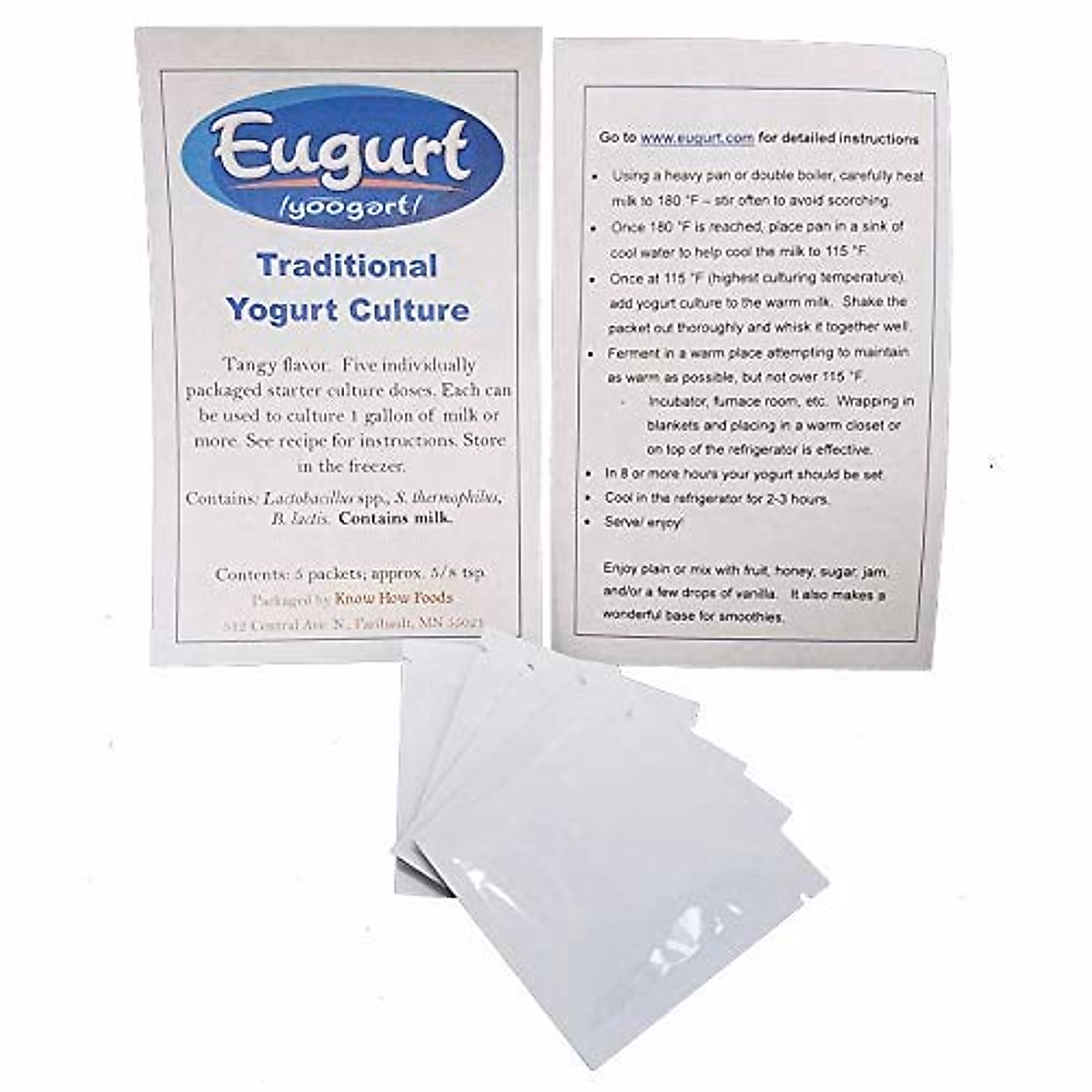 Greek Traditional Yogurt Kit (basic) - w/ cheesecloth and 1 oz. calcium chloride