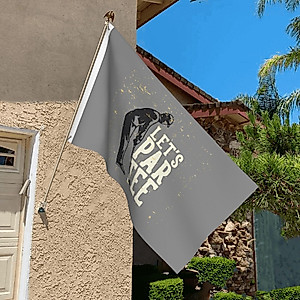 IMEEGIEN Let S Par Tee Flag 3x5 Ft Double-Sided Outdoor Decoration Banner Durable Home Yard Flags Polyester Welcome Flag