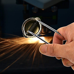 FAVORCOOL Single Flint Spark Strike Lighter with Free 5 Flint Replacements,Igniter for Welding Brazing and Soldering Survival Tool Outdoor Sports Kit, Camping & Cooking Fire Starter (1 Pack)