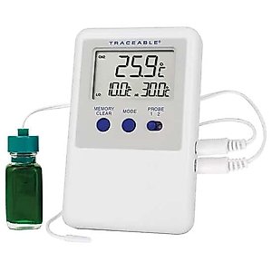 Traceable Ultra™ Calibrated Refrigerator/Freezer Thermometer; 1 Bottle and 1 Bullet Probe