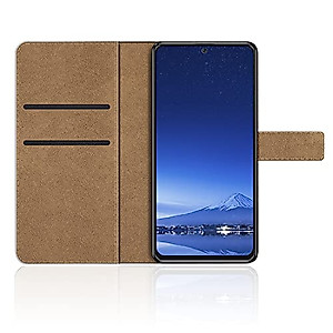 for Oppo Realme 7 Pro Case, Premium Magnetic PU Leather Cover with Card Holder and Kickstand, Fashion Flip Case for Oppo Realme 7 Pro Sun Kissed Leather 6.4 inches