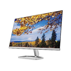 HP M27f Full HD 27 Inch IPS 75Hz Monitor for Laptop Desktop Computer 16:9 Aspect Ratio 300 nits AMD FreeSync Low Blue Light Mode Anti-glare VGA Dual HDMI Ports Tilt Adjustment ENERGY STAR (Renewed)