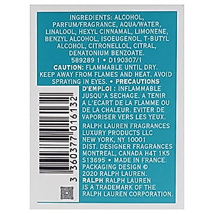 RALPH LAUREN for Women, Eau De Toilette Natural Spray,1 Fl Oz