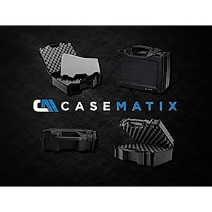 Casematix OfficeForce Printer Labeler Hard Case Compatible with Brother P Touch Label Maker Pt d600, p750, d450 Pc PTouch Label Printers and More with Accessories, Includes Case Only