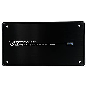 Rockville Krypton MF4 2400w Peak / 600w RMS 4 Channel Marine Amplifier Boat Amp