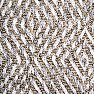 DII Diamond Throw Collection Woven Cotton, 50x60, Stone