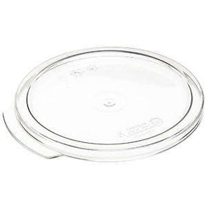 Cambro RFSCWC1 Camwear Clear Polycarbonate Round Lid for 1 qt Capacity Food Storage Container