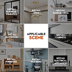 5pcs 3/16" Dry Diamond Core Drill Bits for Ceramic Porcelain Tile Granite Marble Glass Hard Materials Diamond Hole Saw Kit with Cooling Wax,Round Shank