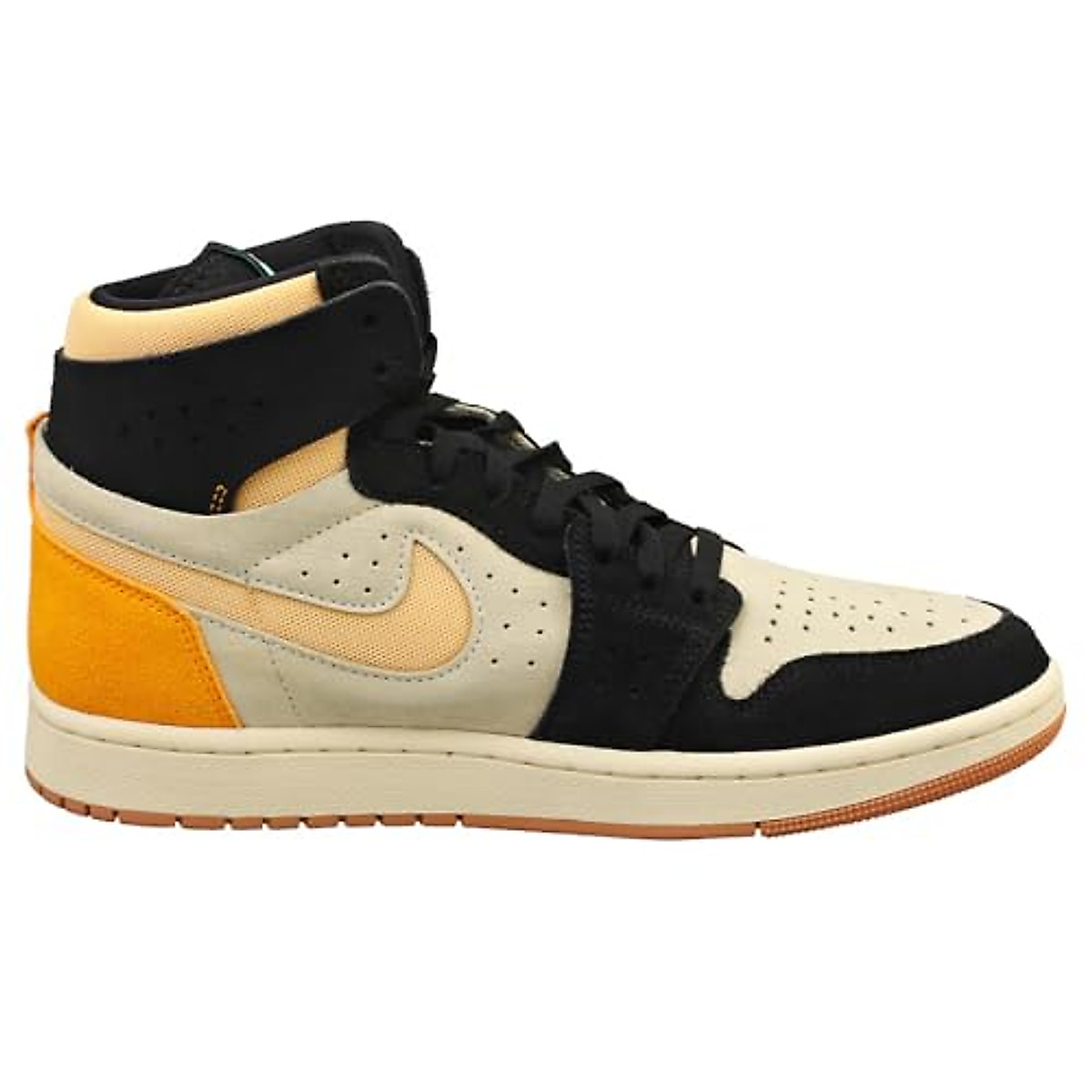 Jordan Men's Air 1 Zoom CMFT 2 Muslin/Celestial Gold Black (DV1307 100) - 10