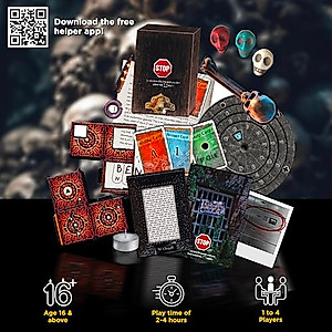 Exit: The Catacombs of Horror | Exit: The Game - A Kosmos Game from Thames & Kosmos | Card-Based, 2-Part at-Home Escape Room Experience for 1 to 4 Players, Ages 16+