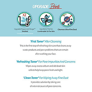 ETUDE Wonder Pore Freshner 250ml (8.5 fl. oz) | Refreshing Pore Care Toner with Upgraded Peppermint Vinegar that Cleanses Ultra Fine Dust