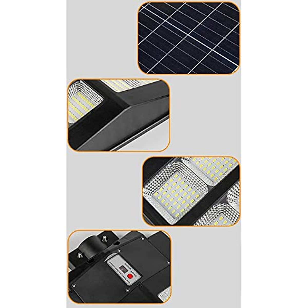 Solar Street Light, Dusk to Dawn Solar LED Light, 600W-1000W Solar Street Lights Outdoor lamp, with Radar Sensor, for Parking Lot/Stadium/Yard