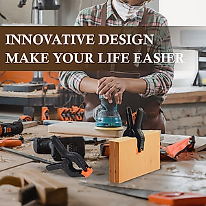 The Body and Roots 10-Pack 4 inch Spring Clamps Heavy Duty - Plastic Clamps for Crafts, Photography, Woodworking - Backdrop Clips clamps for Backdrop Stand and other Home Improvement Projects