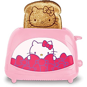 Uncanny Brands Hello Kitty Two-Slice Toaster- Toasts Your Favorite Kitty On Your Toast
