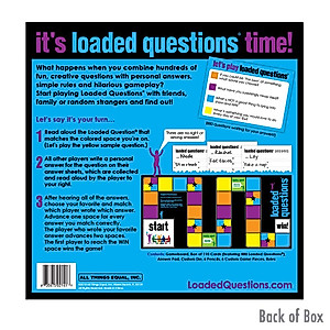 All Things Equal, Inc. Loaded Questions - The Family/Friends Version of the Classic Game of 'Who Said What' ,Blue