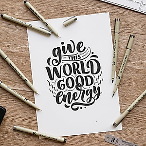 Mr. Pen- Drawing Pens, Black Multiliner, 8 Pack, Anime Pens, Sketch Pens, Micro Pen, Drawing Pens for Artists, Fineliner Pens, Art Pens, Inking Pens, Line Art Pens, Bible Journaling Pens, Fine Point