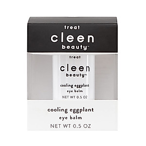 Cleen Beauty Cooling Eggplant Eye Balm | Under Eye Stick | Dark Circles Under Eye Treatment for Women | Puffy Eyes Treatment - Paraben Free | 0.5 Oz