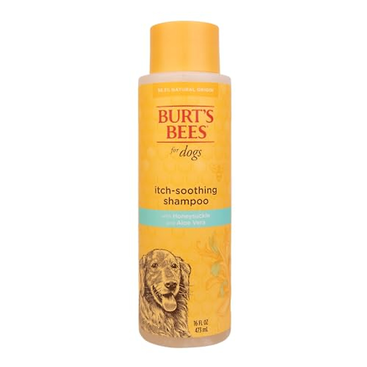 Burt's Bees for Pets Dogs Natural Itch Soothing Shampoo with Honeysuckle | Anti-Itch Dog Shampoo, 16 Ounces - 6 Pack (FF7266CP6)