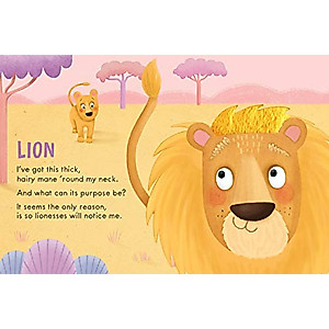 Wild Animals: A Touch and Feel Book - Children's Board Book - Educational