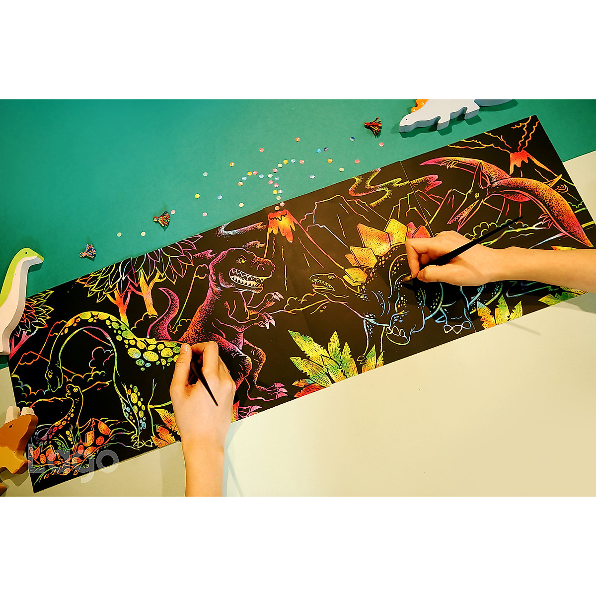 [Lago design] Scratch Coloring Children's Dinosaur (film) Scratch Coloring_Dinosaur