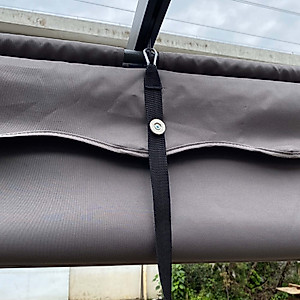 13x10 Ft Outdoor Aluminium Retractable Pergola Canopy, Grape Patio Gazebo, Backyard Shade Shelter, for Garden Porch Yard BBQ Beach, Gray