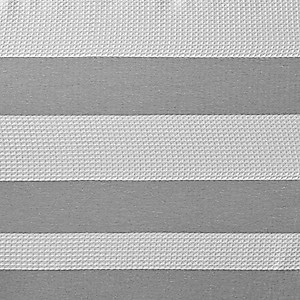 Madison Park Shower Curtain, Waffle Weave, Pieced Design Fabric Shower Curtain with 3M Scotchgard Moisture Management, Premium Spa Quality Modern Shower Curtains for Bathroom, Stall 54"x78" Grey