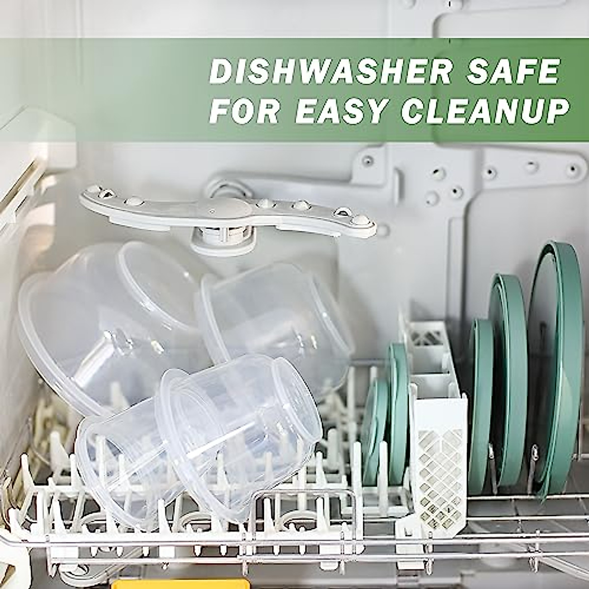 COKUMA 10PCS Bowl Set, Prep Bowls with Lids (5 Bowls and 5 Lids), Reusable, Microwaveable, Durable, BPA-Free, Freezer and Dishwasher Safe Meal Prep Food Storage Containers