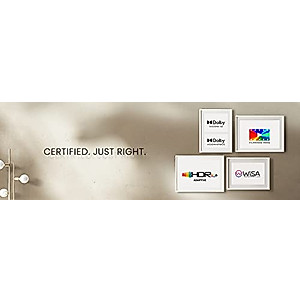 Hisense ULED 4K Premium 65U6H Quantum Dot QLED Series 65-Inch Smart Google TV, Dolby Vision Atmos, Voice Remote, Compatible with Alexa (2022 Model) Black