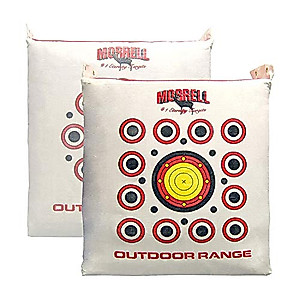 Morrell Weatherproof Range Archery Bag Target Replacement Field Point Cover with 2 Shooting Sides and Over 50 Shooting Spots, White