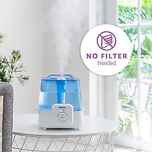 Holmes HUL310-U-2 1 Gallon Ultrasonic Humidifier with Adjustable Mist, White