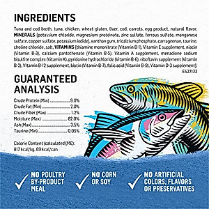 Purina Beyond Wild-Caught Tuna, Wild Alaskan Cod and Carrot Recipe In Wet Cat Food Gravy - (12) 3 oz. Cans