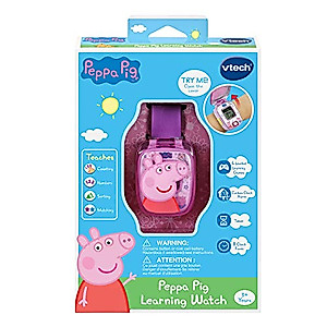 VTech Peppa Pig Learning Watch, Purple