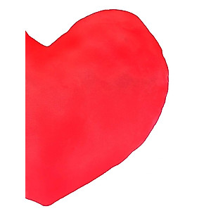 HongMall Cute Plush Red Heart Pillow Cushion Toy Throw Pillows Gift for Friends/Children/Girls/Dogs on Valentine's Day Fit for Living/Bed/Dining/Sofa/Cars, 11.8 X 11 Inch (Red)