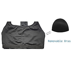 UNOW Women Pro Training Racerback Slimming One Piece Swimsuit (Black,M-L)