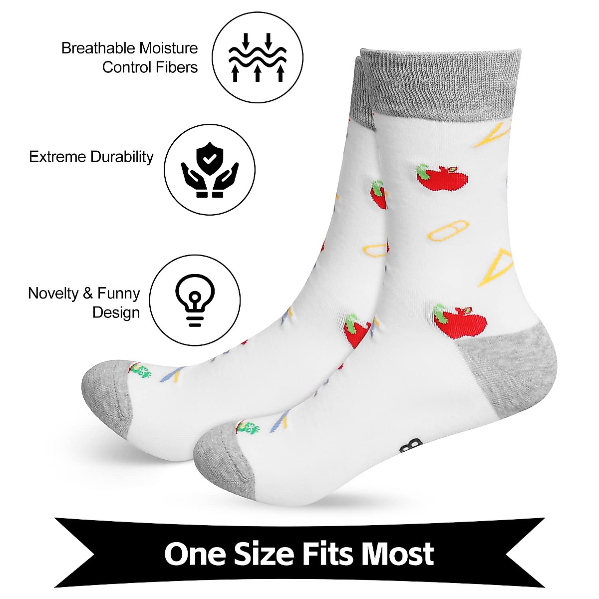 Teacher Appreciation Gifts From Students,Gifts for Teachers with 20 OZ Tumbler,Thank You Teacher Gifts for Women with Makeup Bag,Socks for Teacher Birthday Graduation Valentines Day Christmas Gifts