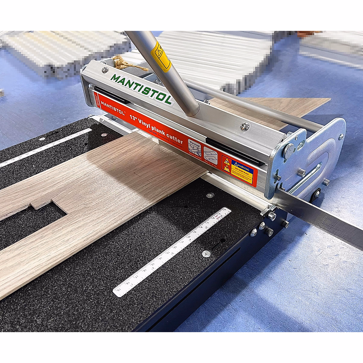 MantisTol 13" Pro SPC, LVP, LVT, WPC, RVP, VCT, PVC and Rigid Core Vinyl Flooring Cutter LVT-330; Cuts up to 5/16" (8mm) thick; Best Buy !