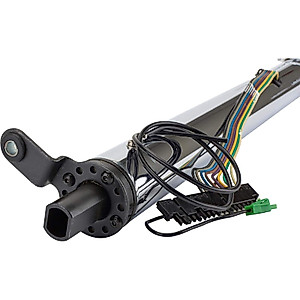 Universal GM 32-Inch Tilt Steering Column with Shifter: 5-Position Adjustable, Built-In GM Turn Signal & Hazard Flashers, Compatible with OE & Aftermarket Wiring, Chrome