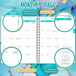 2024-2025 Teacher Planner - Teacher Lesson Planner 2024-2025, Academic Planner from July 2024 to June 2025, 9.8" x 7.7", Lesson Planner 2024-2025 Academic Year with Inspirational Quotes