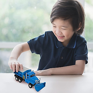 ArtCreativity Pull Back Snow Plow Toys, Set of 2, Diecast Metal Kids’ Pullback Toys, Cool Car Toys for Boys and Girls, Snowplow Trucks for Children, Great Gift or Birthday Party Favors