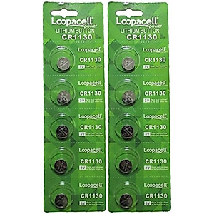 LOOPACELL 10 CR1130 Lithium 3 Volt Cell Batteries