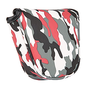 Golf Builder Red Camouflage Golf Club Mallet Putter Head Cover Camou Mallet Cover