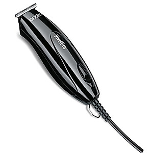 Andis 23475 Professional PivotPro Beard & Hair Trimmer with Carbon Steel T-Blade – Black, Pack of 1