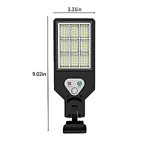 Easy Installation Solar Outdoor Lights, Motion Sensor Solar Powered Lights 3 Modes with 72 Led Lamp Beads, Wall Security Lights for Fence Yard Garden Patio Front Door