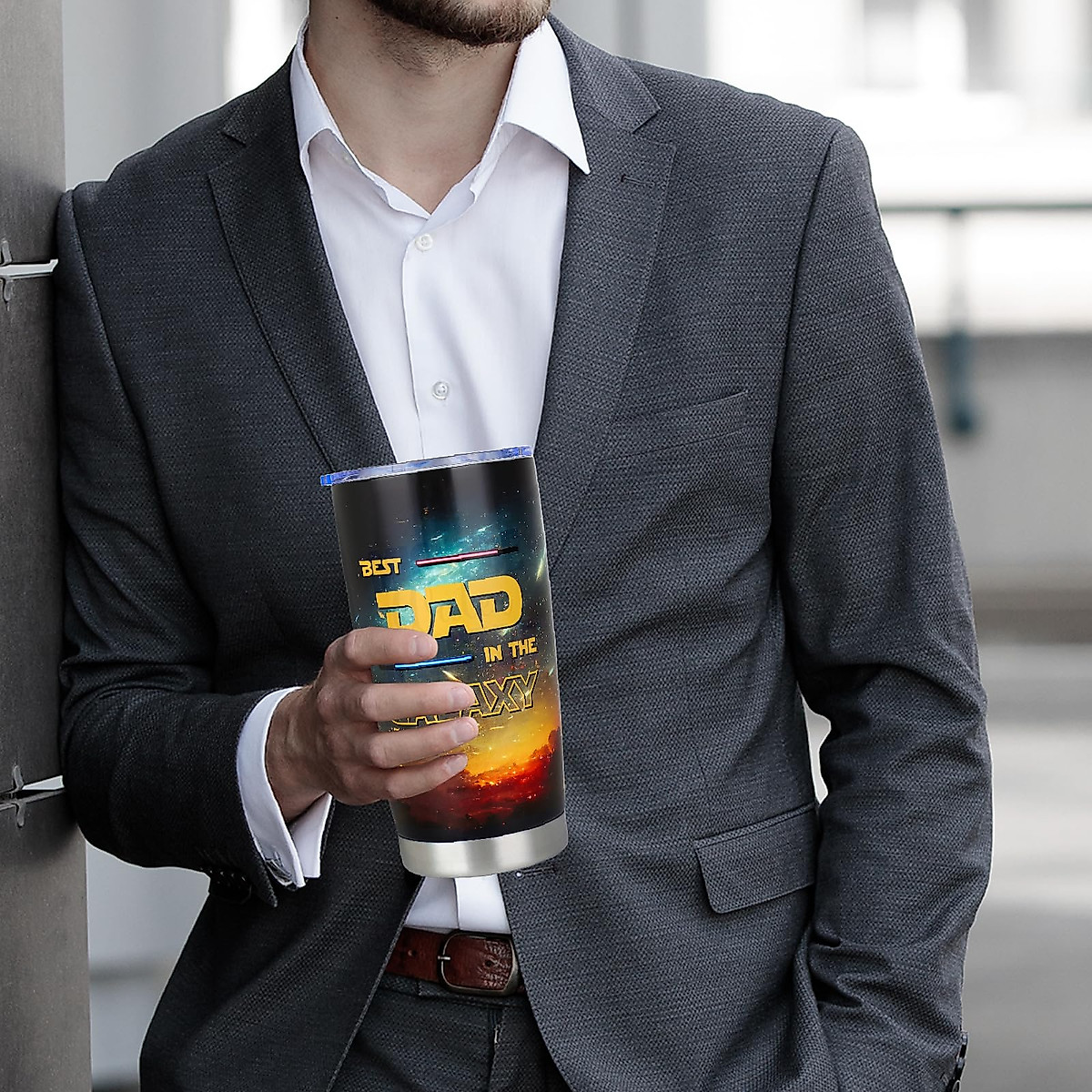 DECZHIYU Gifts for Dad from Daughter Son - Dad Gifts for Birthday Fathers Day Valentines Day Christmas - Father Gift Ideas - Best DAD Gift Ideas 20oz Stainless Steel Tumbler